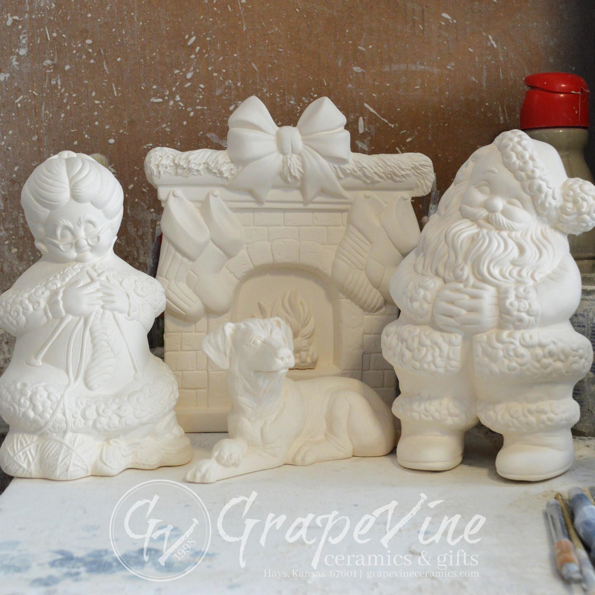 Ready to Paint - Fireplace - Clay Magic 4387 - Etsy