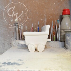 Ready to Paint - Choo Choo Train - Clay Magic - Etsy