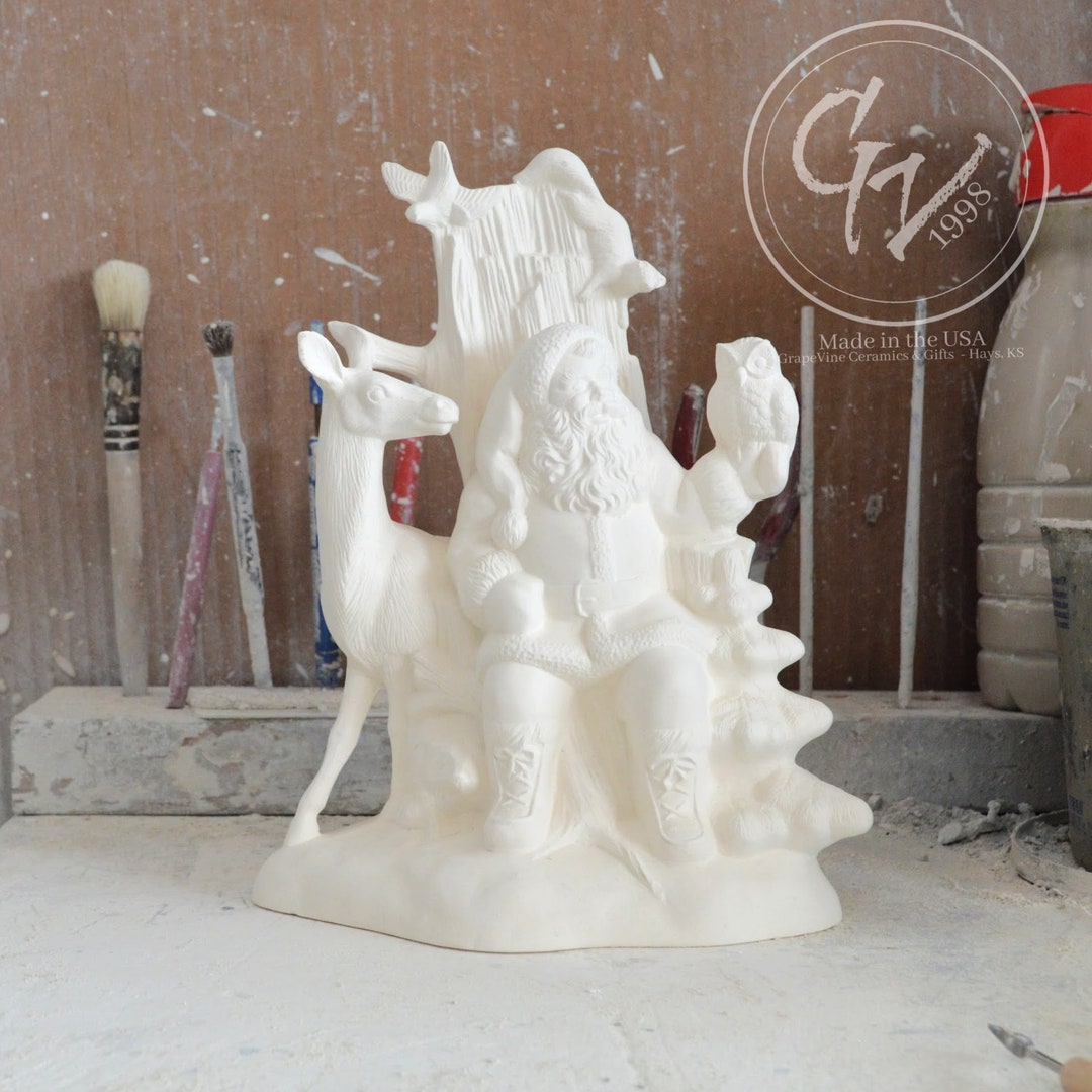 Ready to Paint - Forest Santa - Doc Holliday DH2364 - Etsy