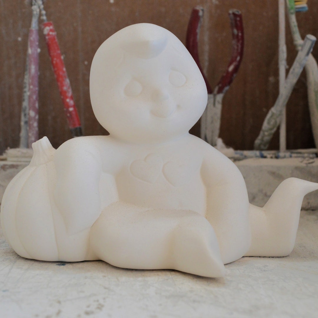 Ready to Paint - Boo Baby With Pumpkin - Donas D-1221 - Etsy