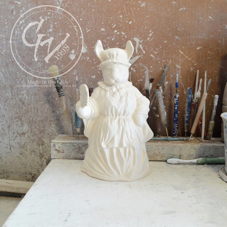 Ready to Paint - Draped Grandma Rabbit - Kimple 1837 - Rare - Etsy