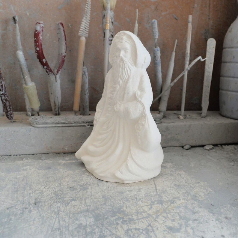 Ready to Paint Bisque - Small Fantasy Santa - Kimple 2129 - Etsy