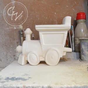 Ready to Paint - Choo Choo Train - Clay Magic - Etsy
