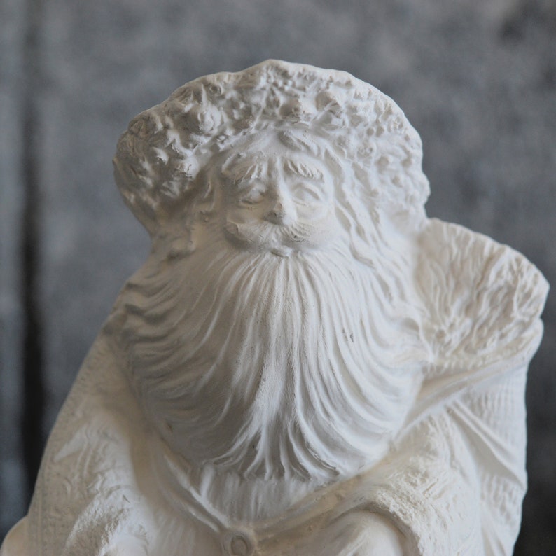 Ready to Paint Bisque - Small Renaissance Santa With Woodland Animals ...