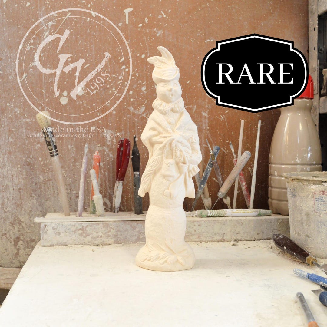 Ready to Paint - Oak Knob Snow Lady - Kimple 2726 - Etsy