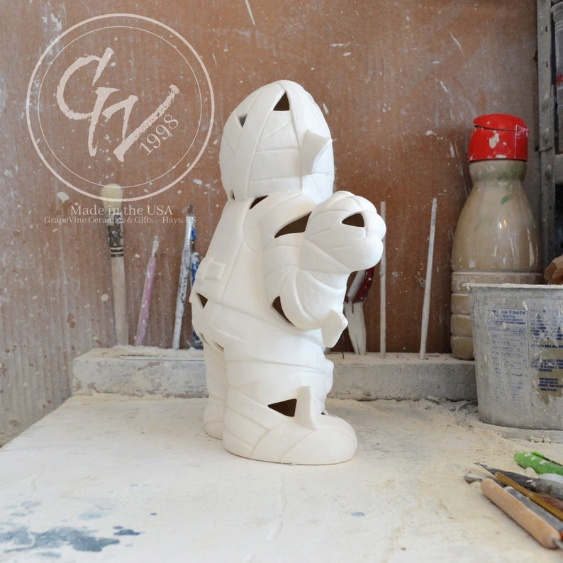 Ready to Paint - Mummy Junior - Clay Magic 843 - Etsy