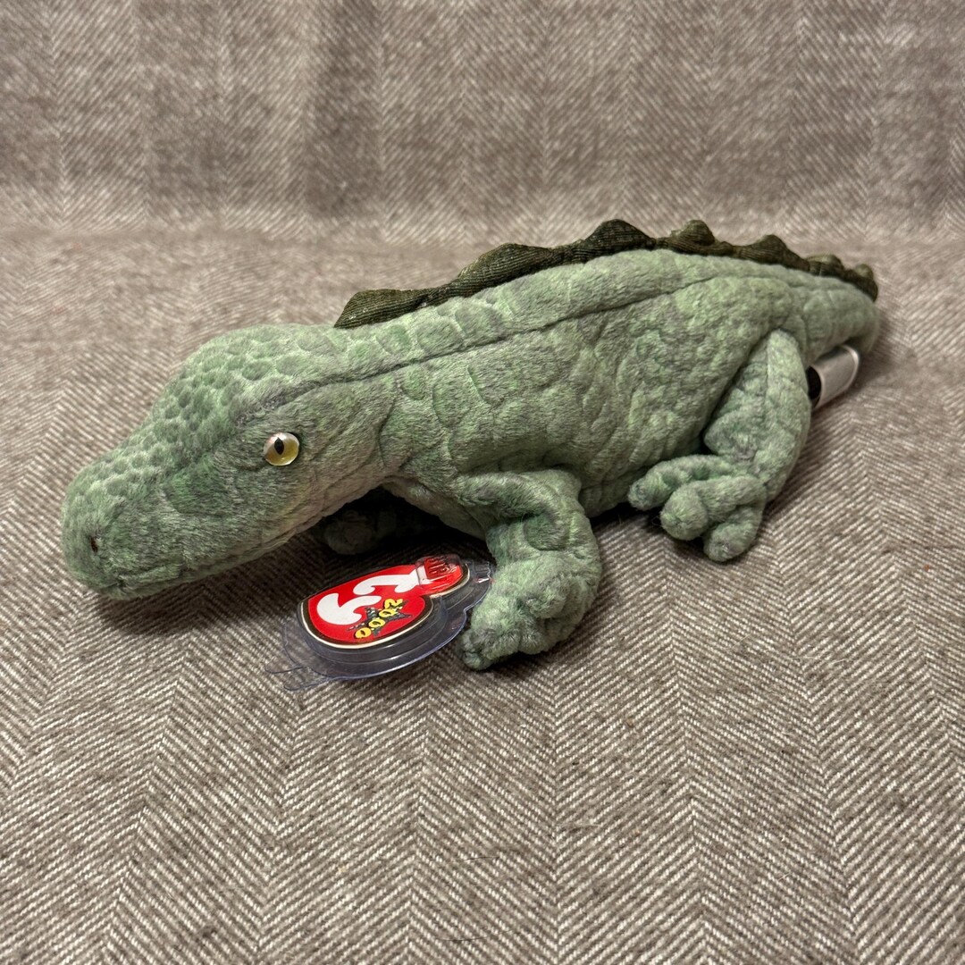 Swampy the Alligator Vintage Ty Beanie Baby Plush Toy 2000 + Tag ...