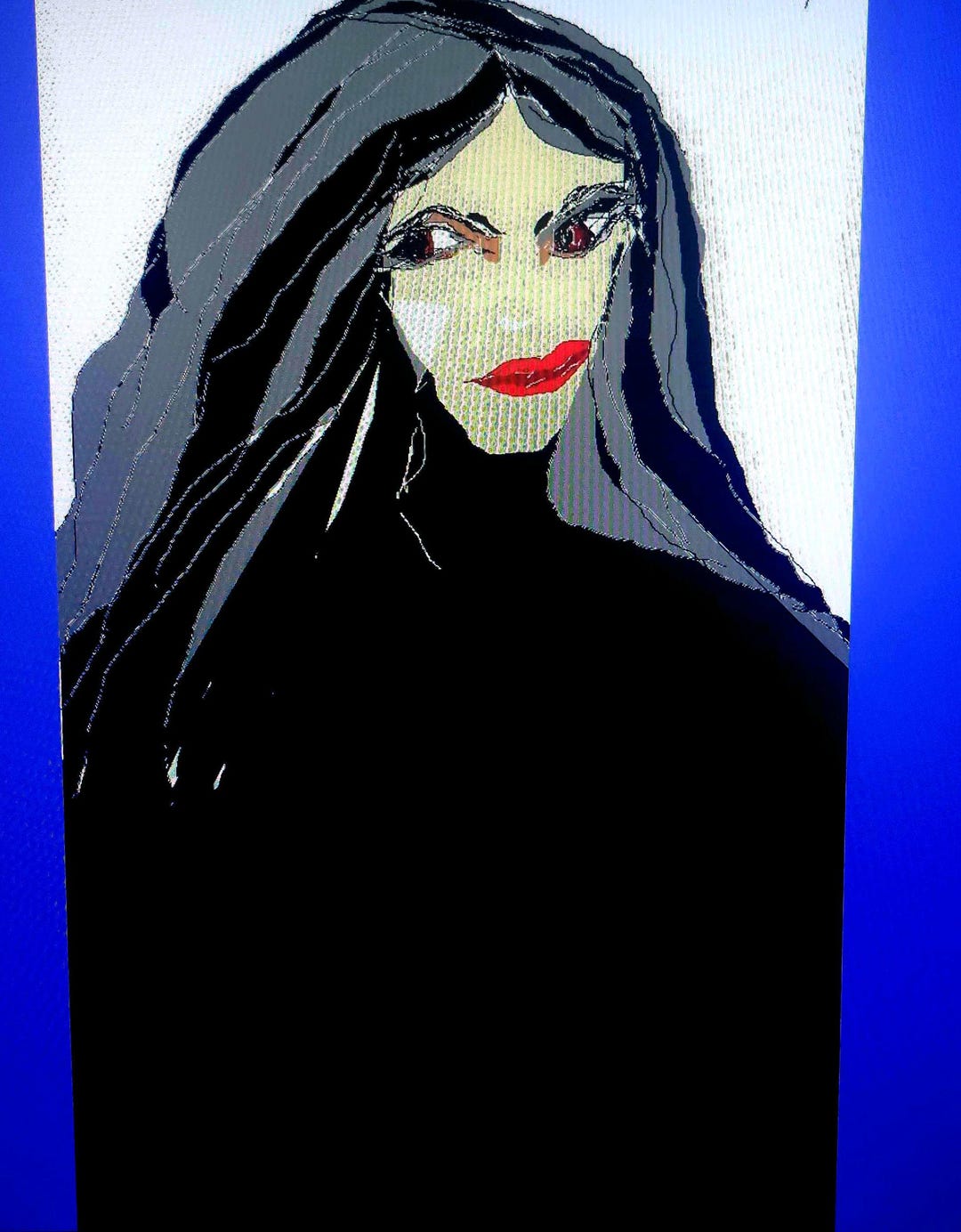 Beautrix Dark Goddess Art Print: Maternal Protector, Wise Figure - Etsy