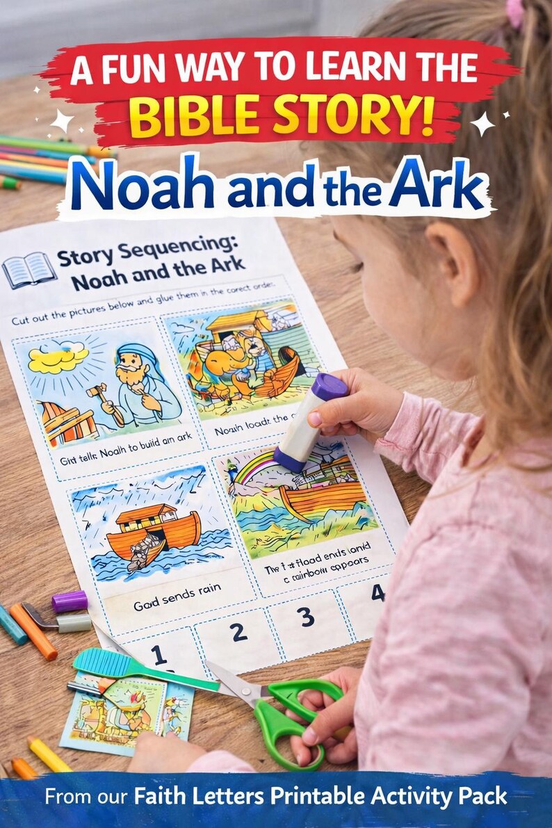 Christian Alphabet Printable Activity Pack | Bible ABC Learning for ...
