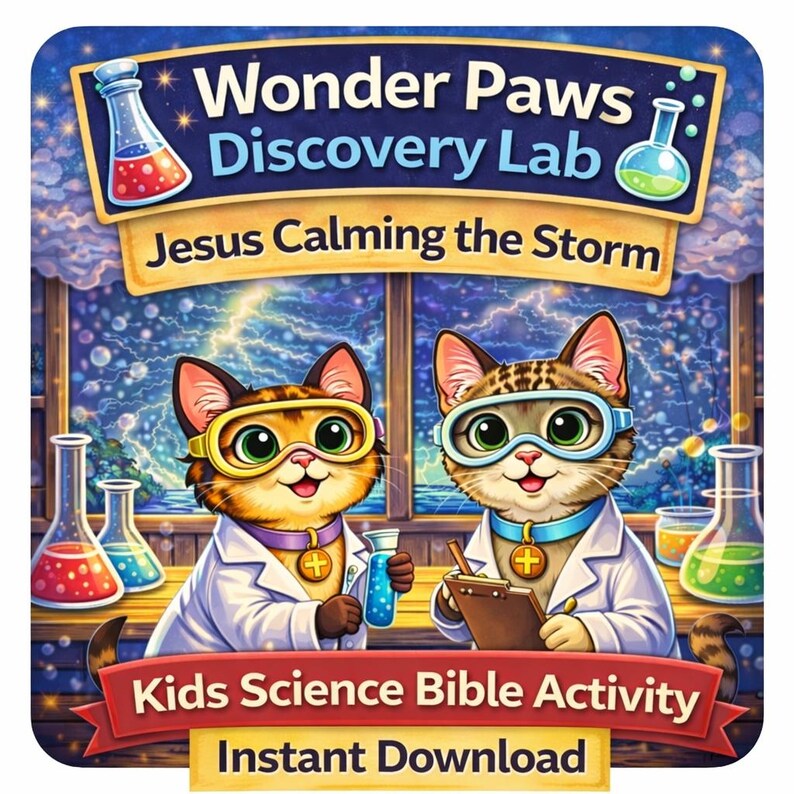 Kids Science Bible Activity: Jesus Calming Storm Tornado Bottle ...