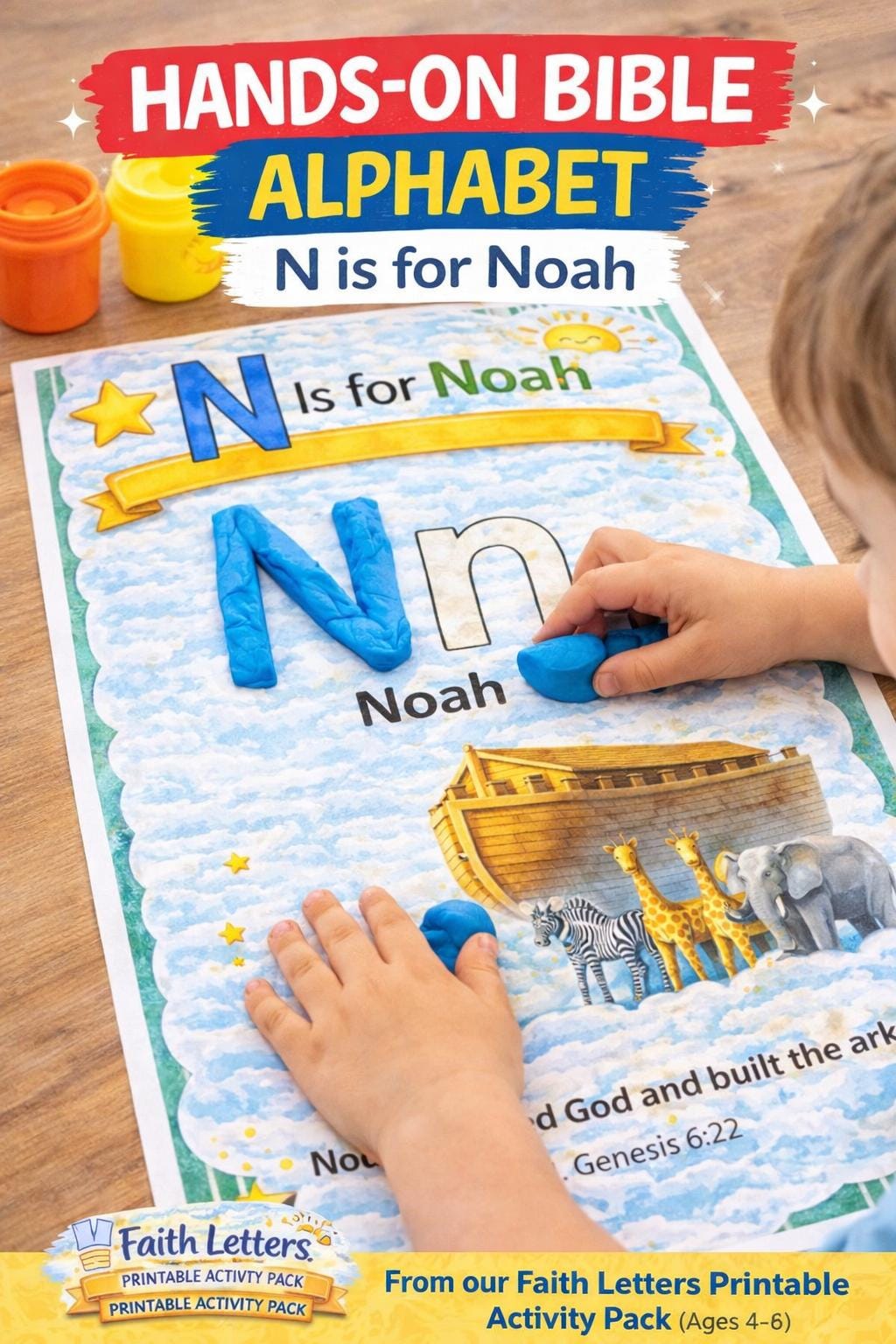 Christian Alphabet Printable Activity Pack | Bible ABC Learning for ...