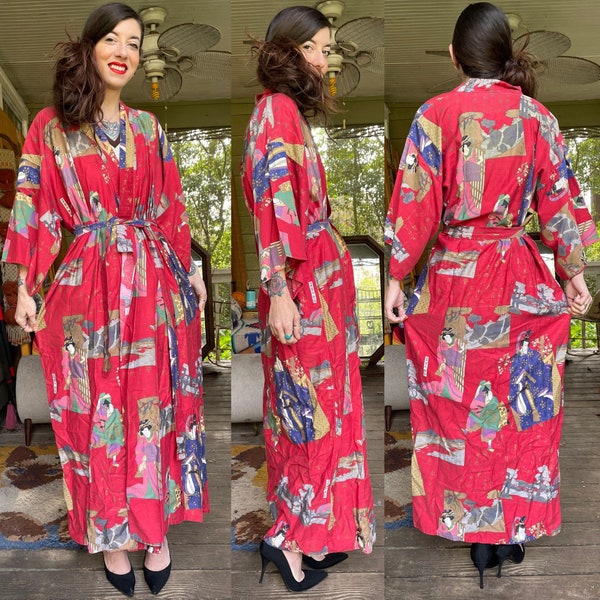 Japanese Samurai Robe - Etsy