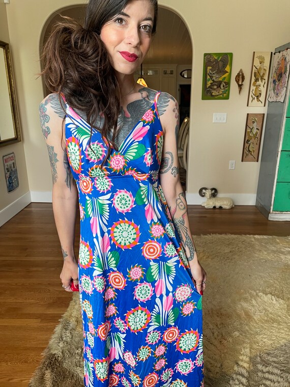 Vintage Rare Fredericks of Hollywood Psychedelic Kale… - Gem