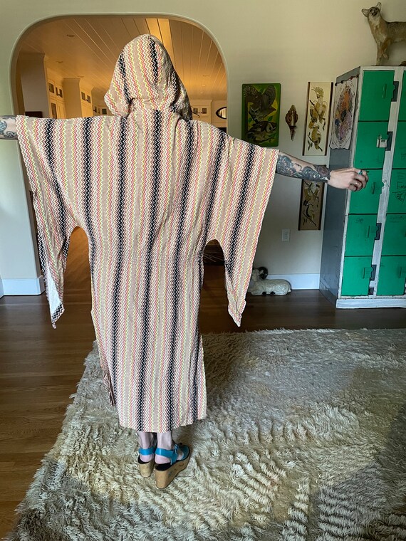 Vintage RARE 1970’s Terry Cloth Chevron Wizard Sleeve… - Gem