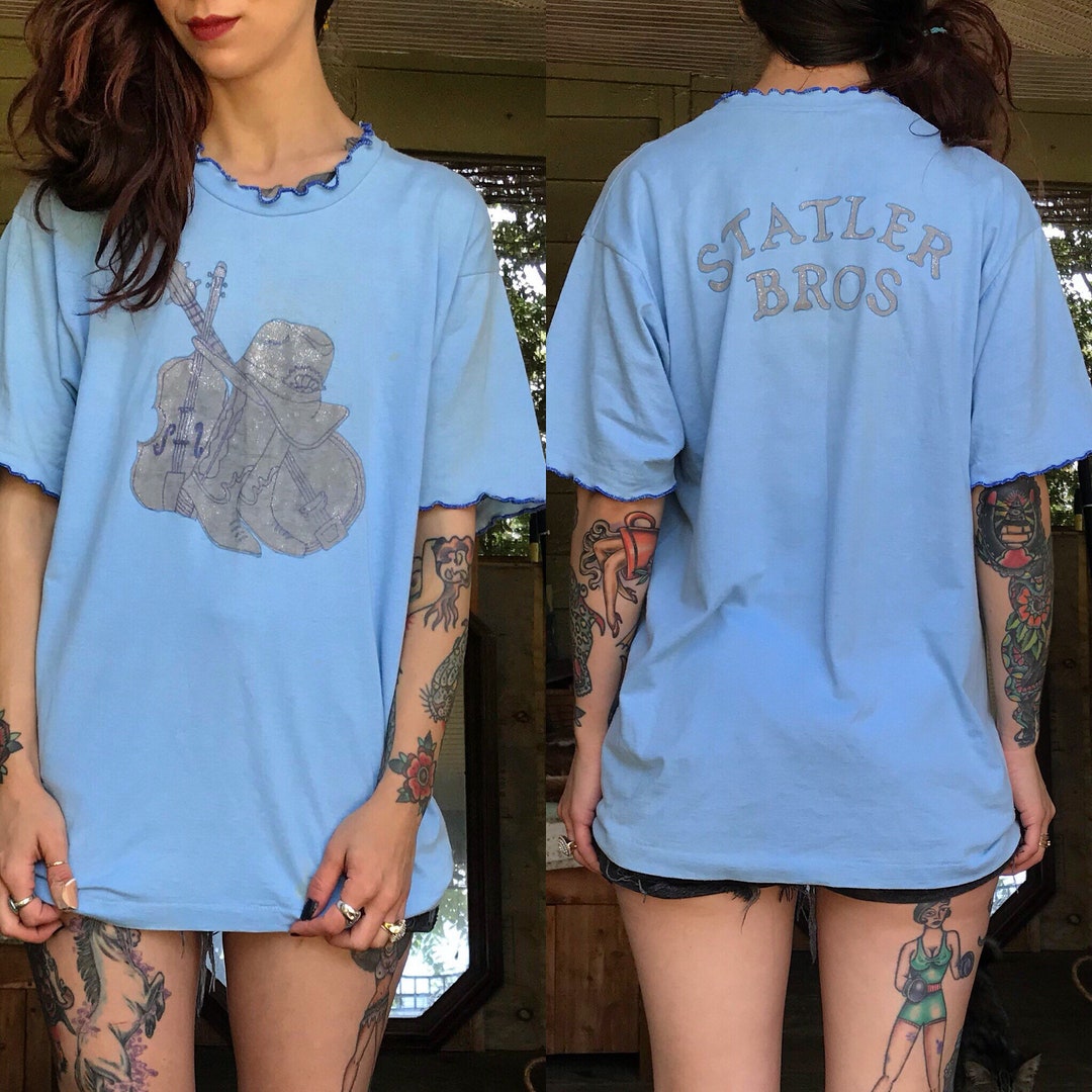 Rare Vintage Statler Bros Country Music Screen Stars Best Ruffle Tshirt ...