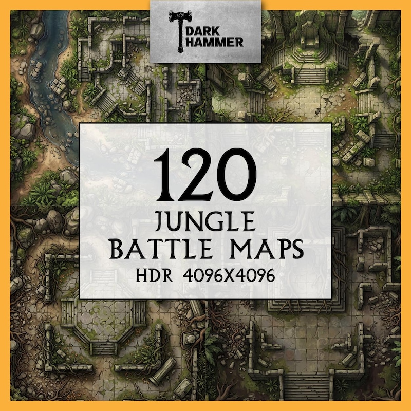 Dnd Jungle Battle Maps - Etsy