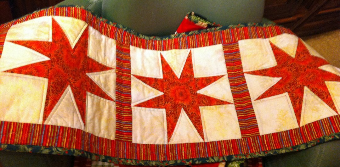 Three Stars Table Runner - Etsy