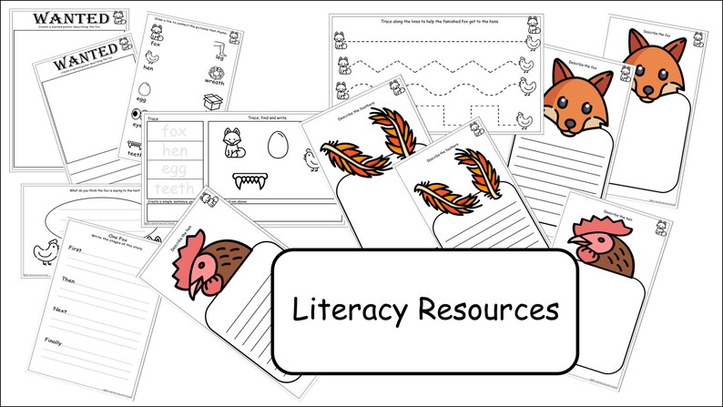 One Fox Printable Pack | 50+ EYFS Maths and Literacy Activities ...
