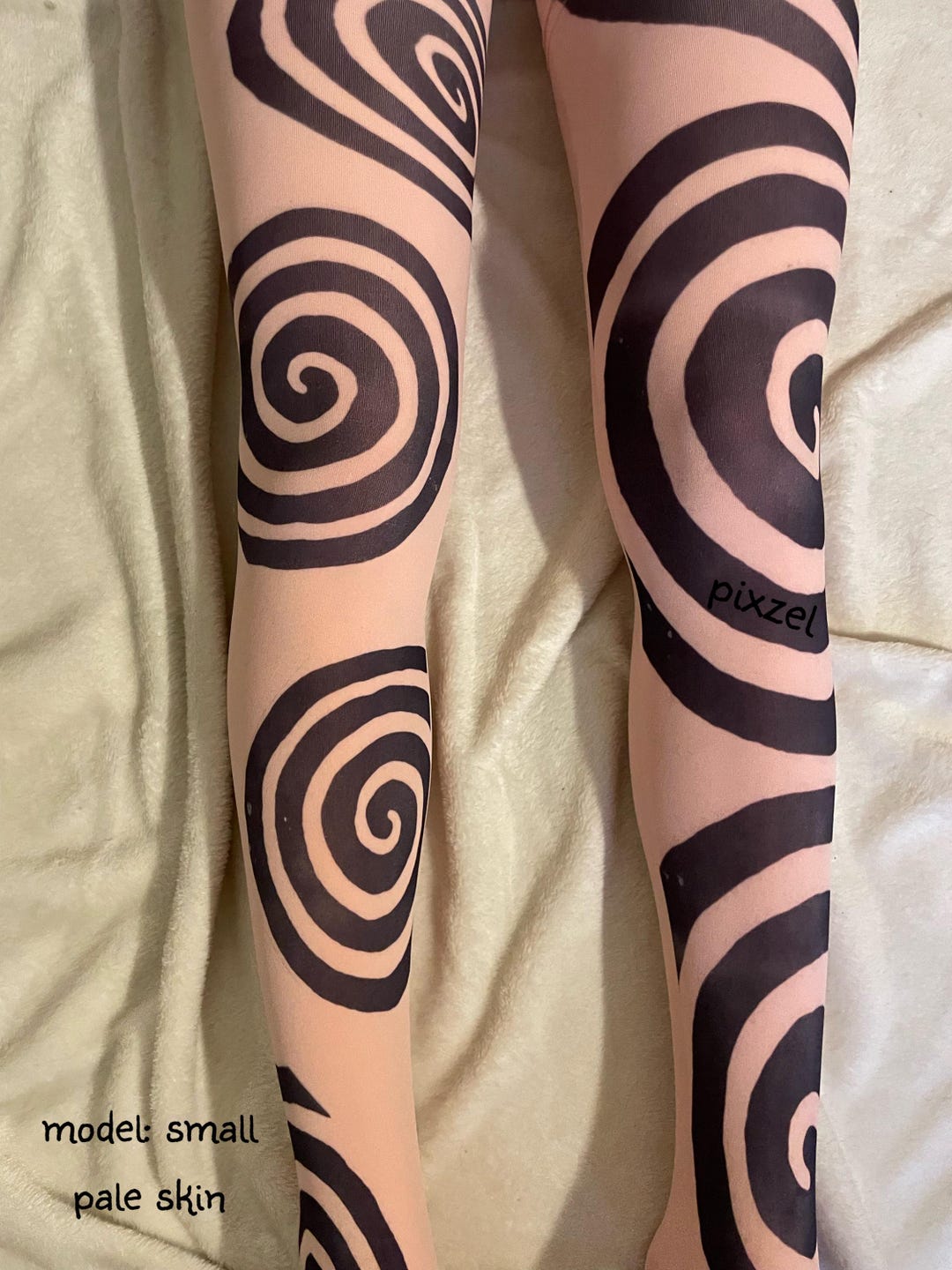 Spiral Tights | Handmade Design | Whimsy Accessory | Whimsical Twee ...