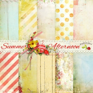 Summer Afternoon Paper Set - Etsy