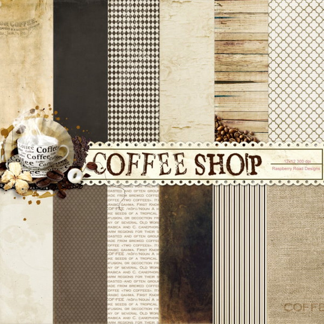 Coffee Shop Paper Set - Etsy