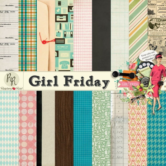 Girl Friday Paper Set - Etsy