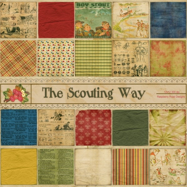 Boy Scouts Pattern - Etsy