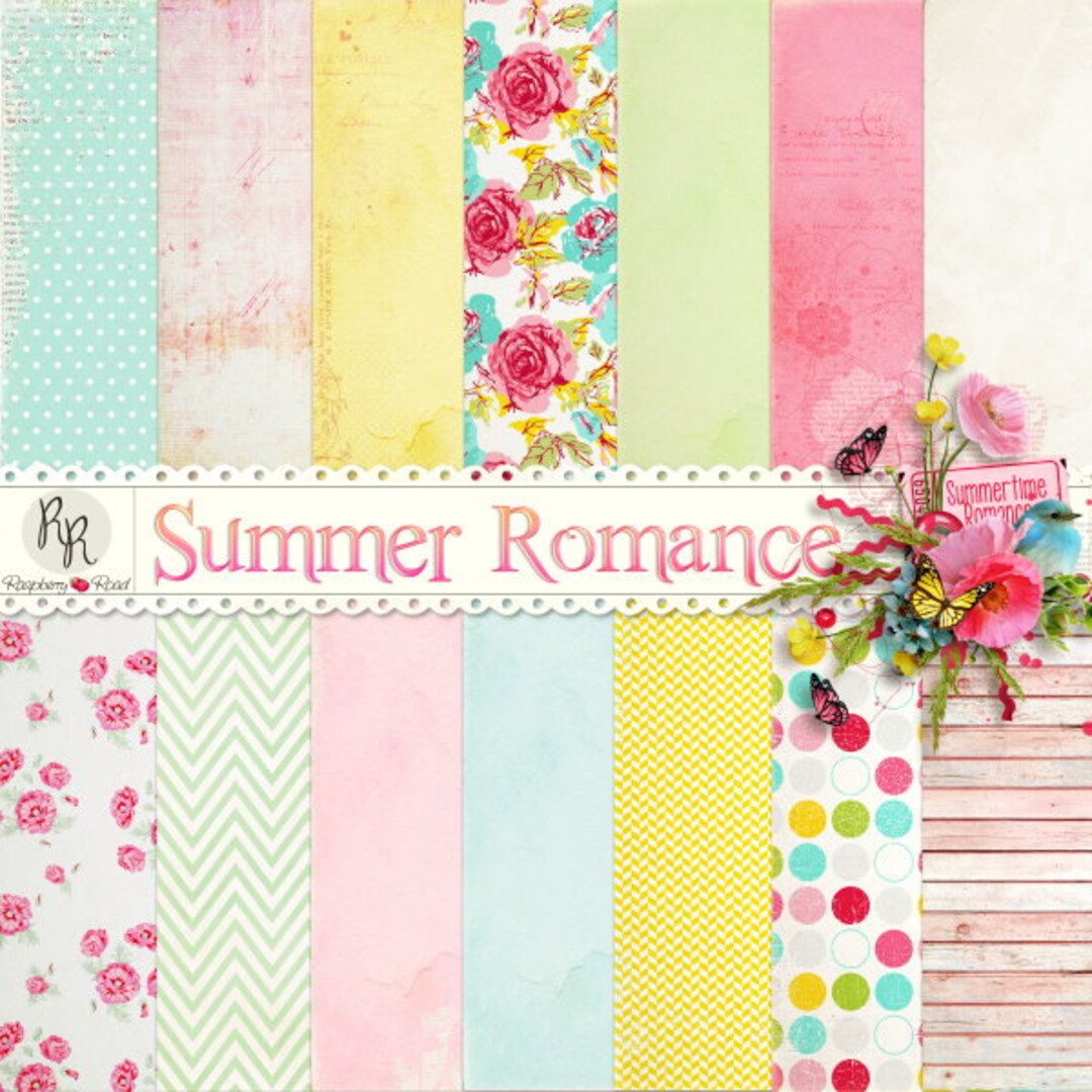 Summer Romance Paper Set - Etsy