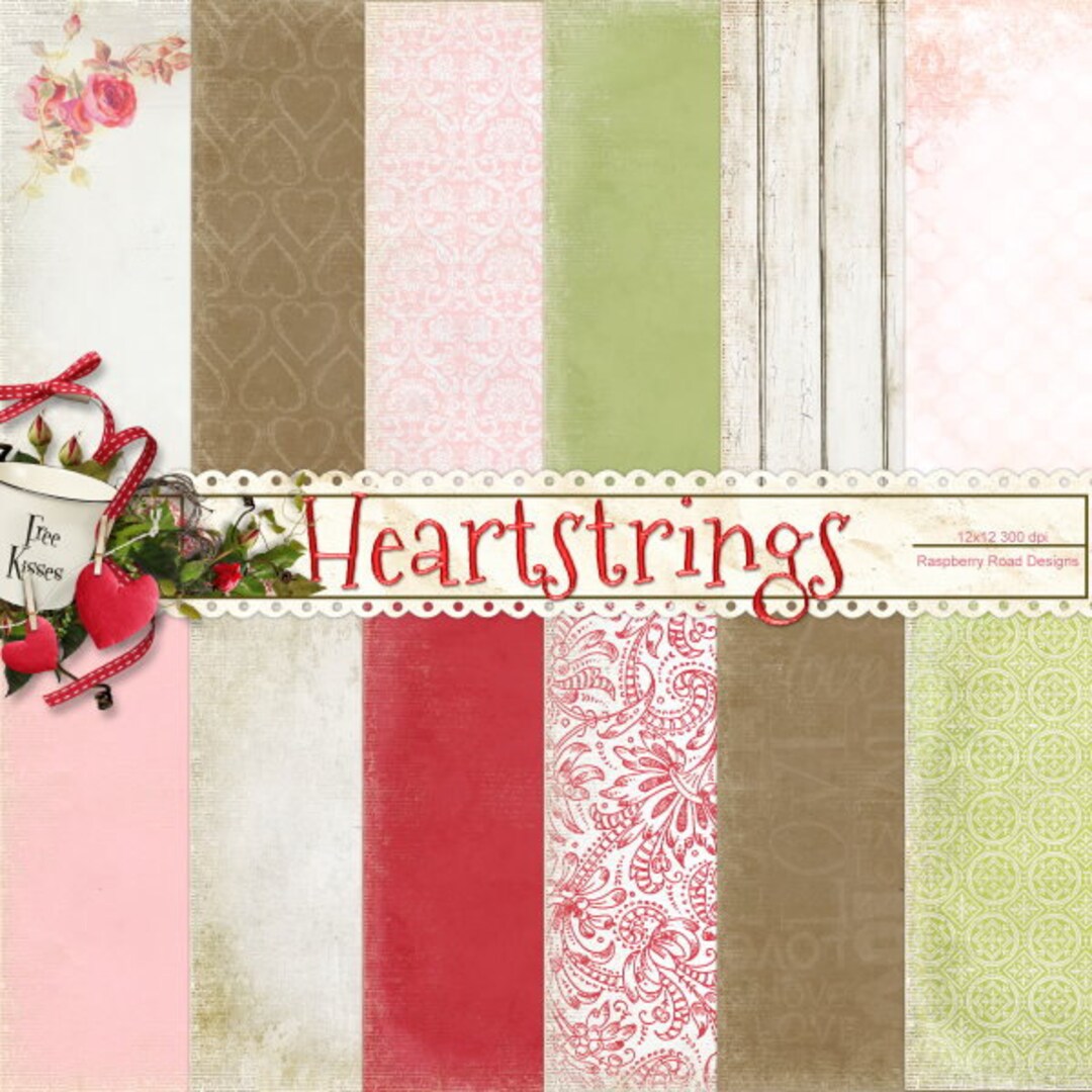 Heartstrings Paper Set - Etsy
