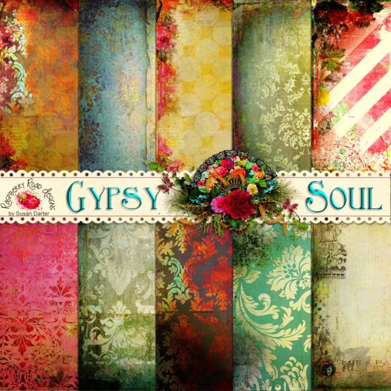 Gypsy Soul Paper Set - Etsy