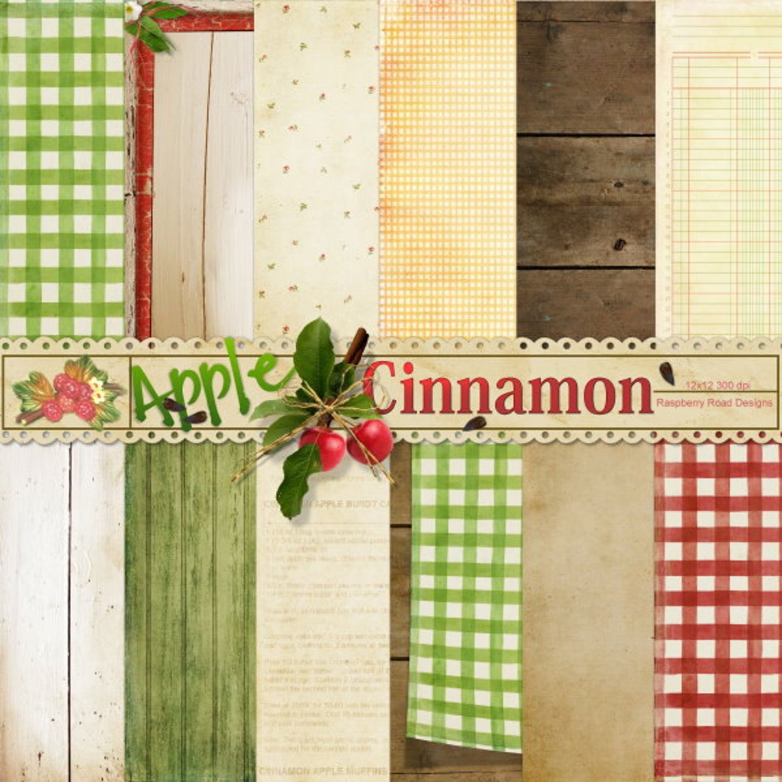 Apple Cinnamon Papers - Etsy