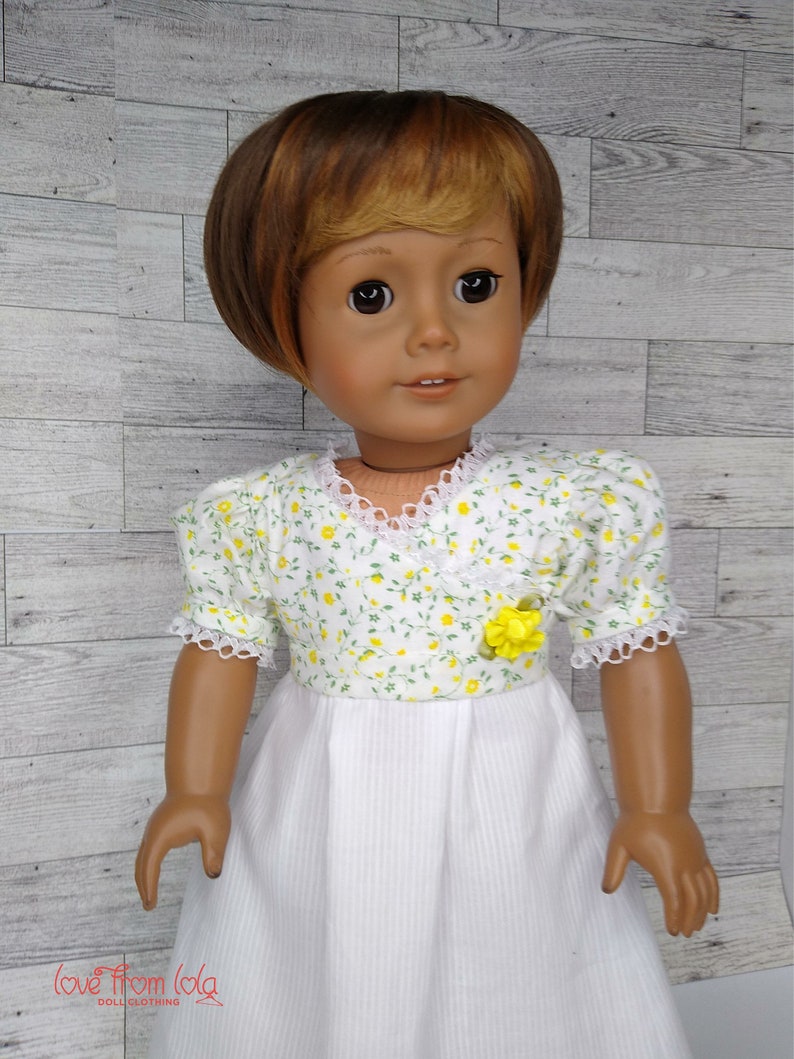 Regency Dress Fits 18 Inch Dolls Historical Clothing Doll Etsy