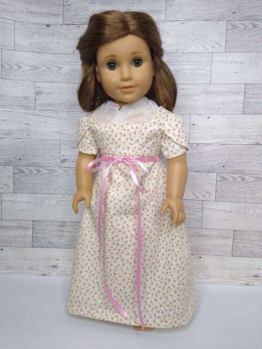 Regency Dress Fits 18 Inch Dolls Historical Clothing Doll Etsy
