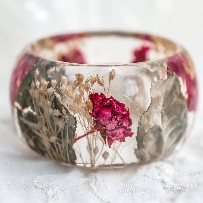 Flower Bangle - Etsy