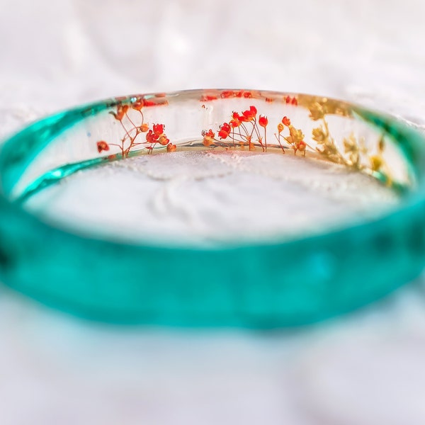 Orange Bangle Bracelet - Etsy