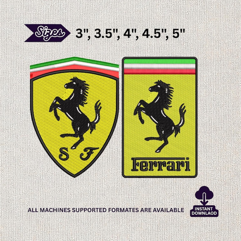 Ferrari Badges and Emblems - Etsy