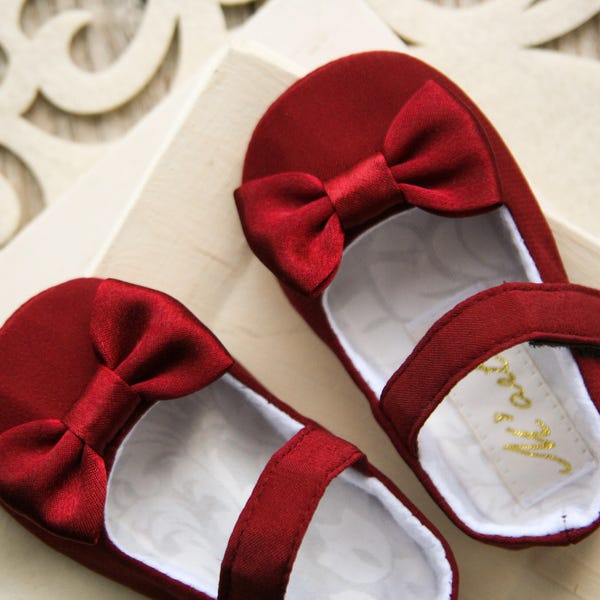 Red Baby Shoes - Etsy