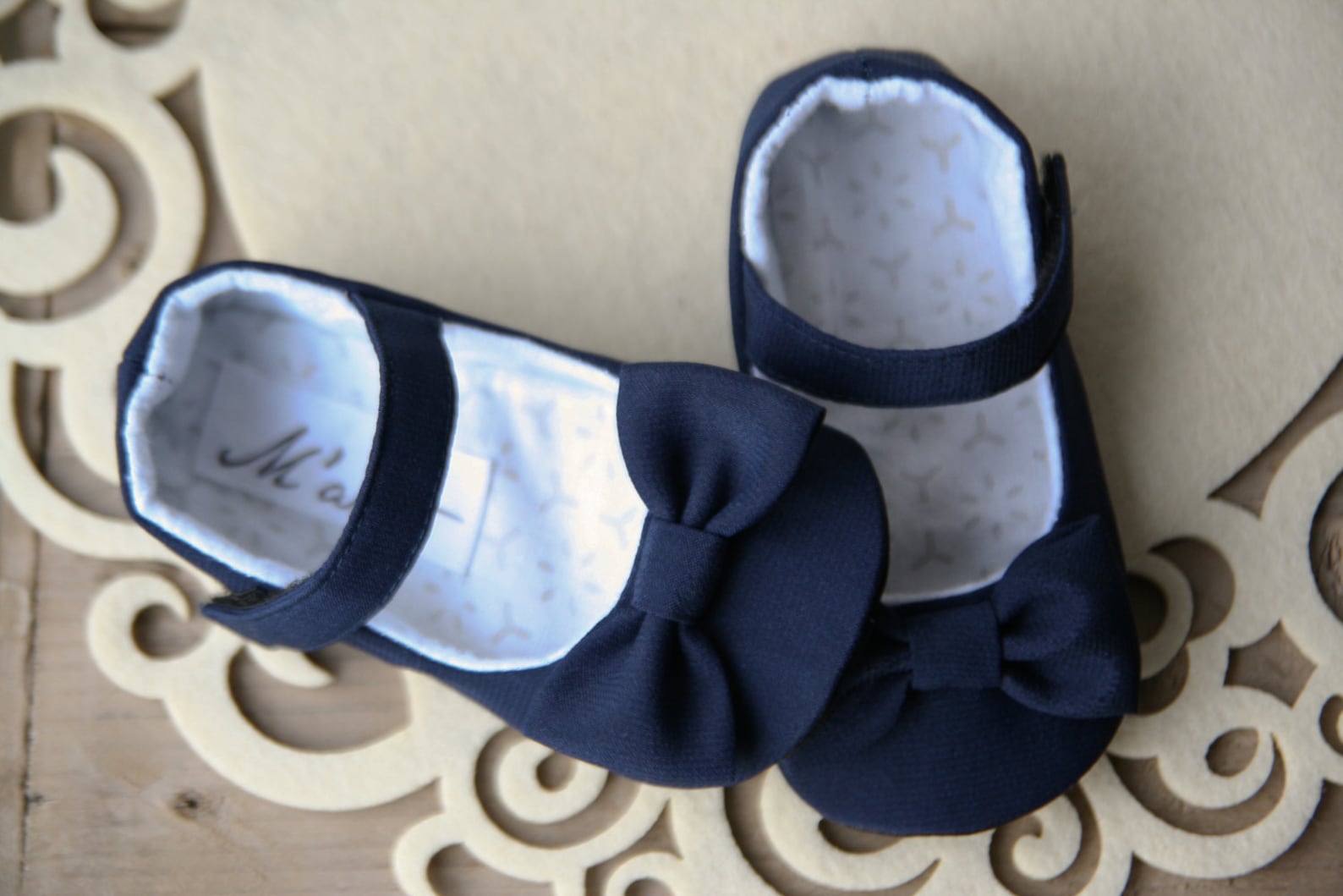 NAVY Baby Girl Shoes, Navy Blue Bow Headband, Navy Mary Jane, Deep Blue ...