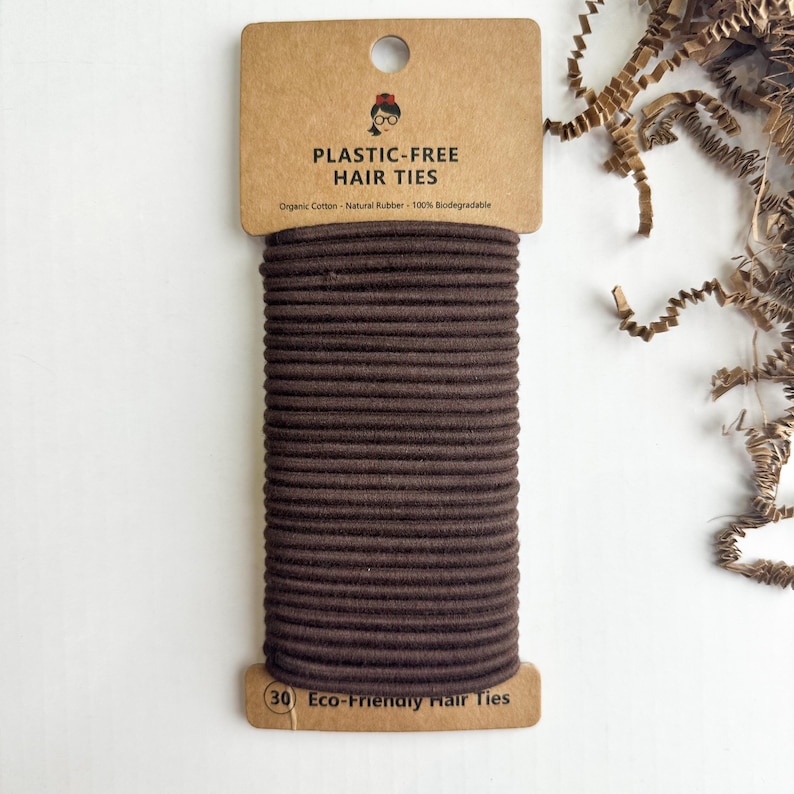 Organic Cotton Hair Ties – Natural Rubber Hair Bands - Etsy
