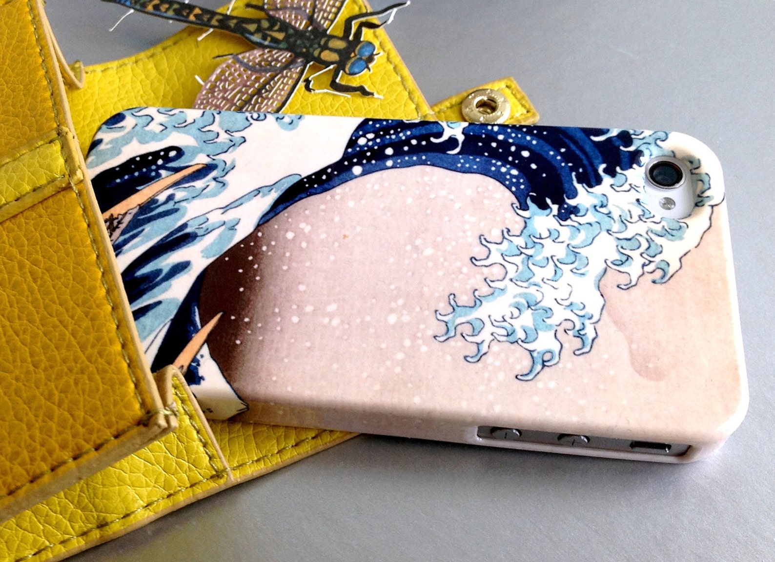 The Great Wave off Kanagawa Phone Case Hokusai Artwork | Etsy UK