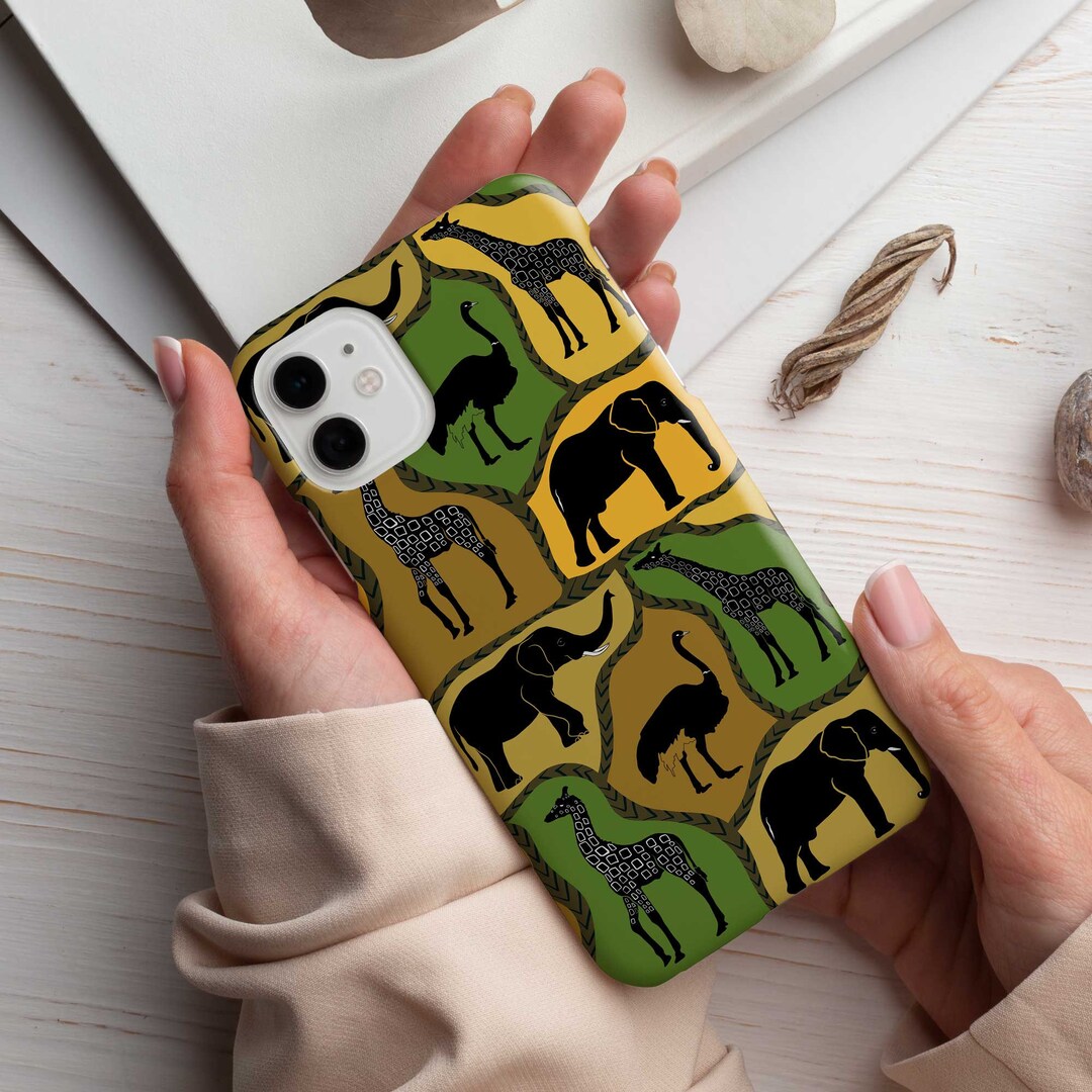 African Animals Phone Case, Africa Phone Case for iPhone 14 13 12 11 ...