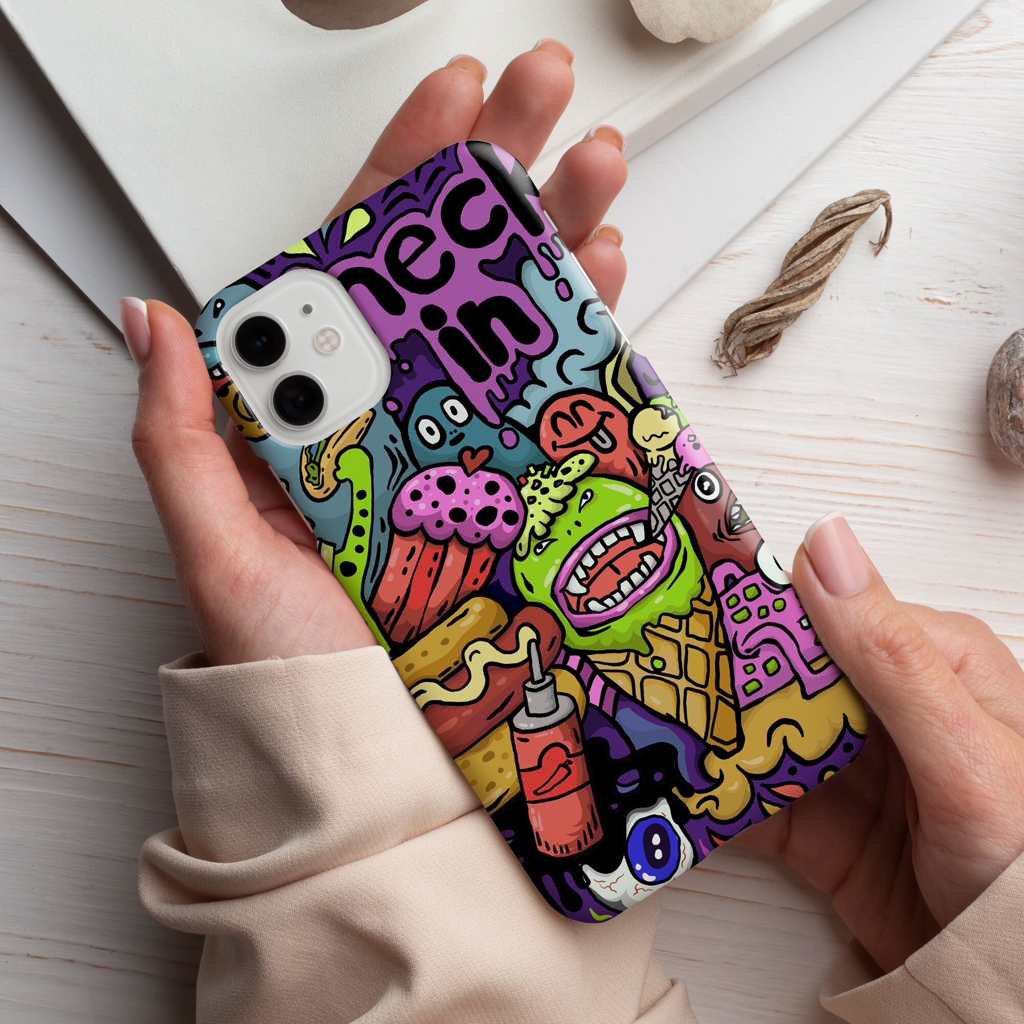 Iphone Graffiti Character