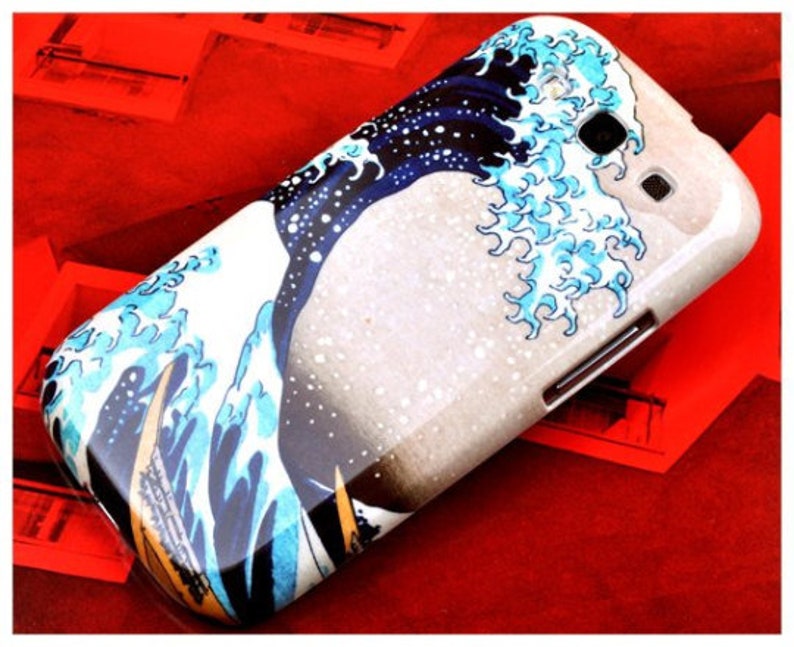The Great Wave off Kanagawa Phone Case Hokusai Artwork | Etsy UK