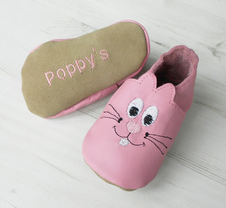 Personalised First Easter Bunny Baby Shoes | Etsy