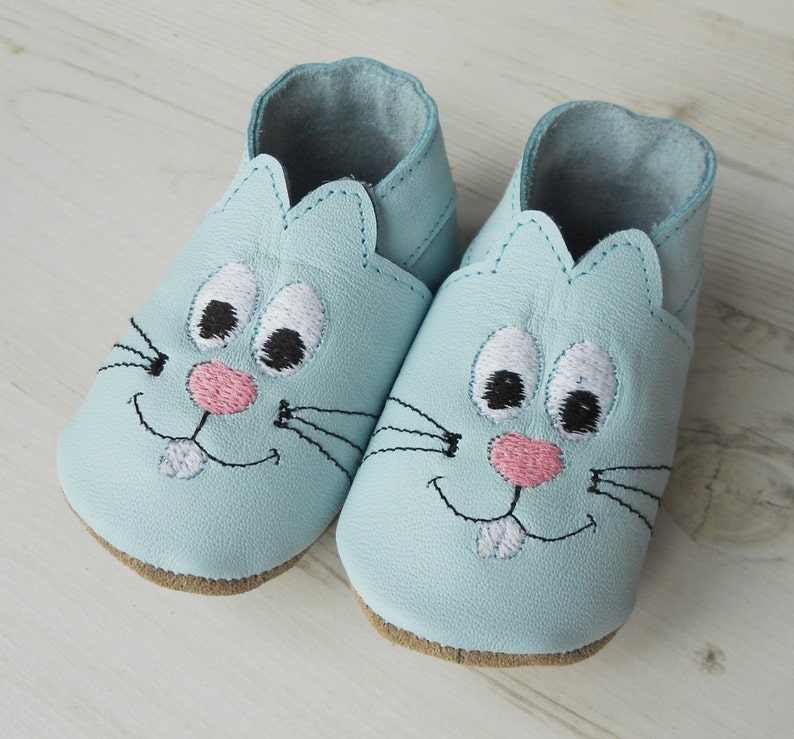 Personalised First Easter Bunny Baby Shoes | Etsy