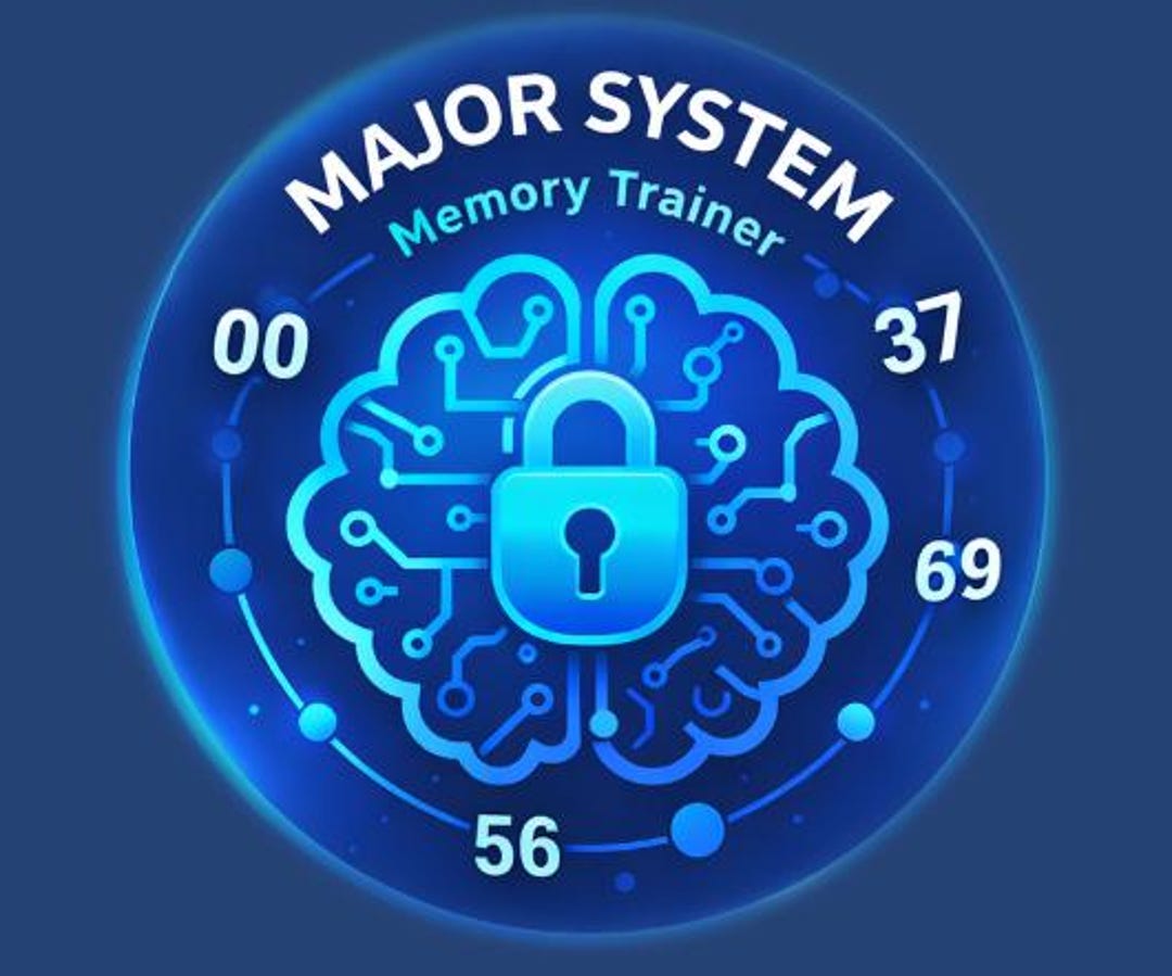 Major System Memory Trainer – Memorize Numbers Fast | Brain Training ...