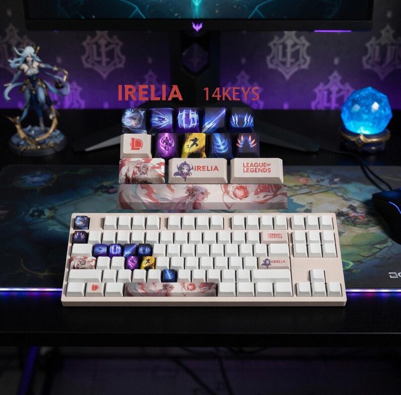 Keycaps IRELIA League Of Legends Clavier Keyboard Etsy keycaps-irelia-league-of-legends-clavier-keyboard-etsy