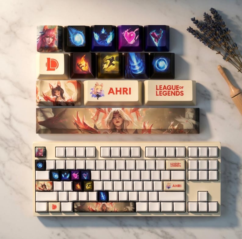 Keycaps AHRI League of Legends Keyboard Keyboard - Etsy