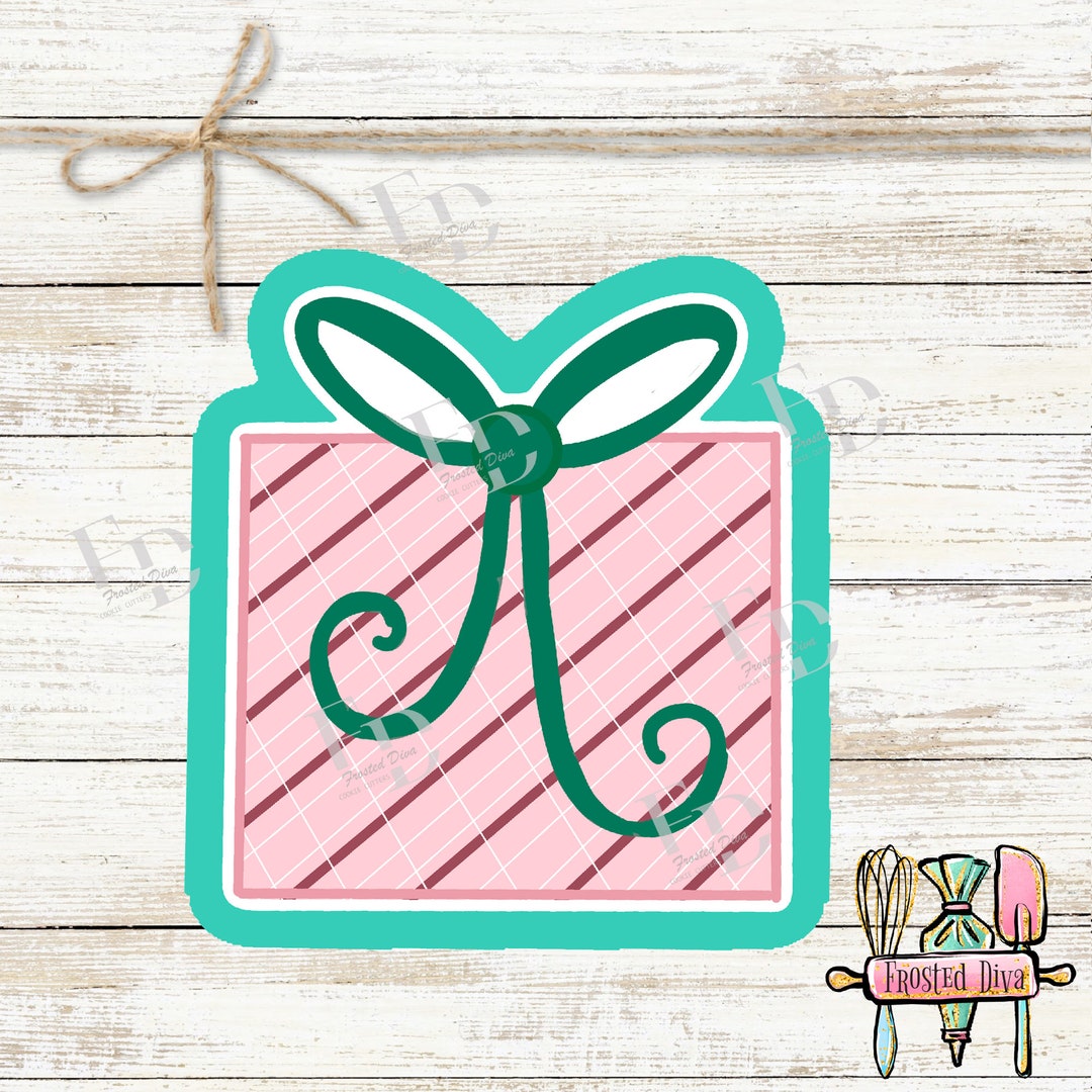 Gift Box Cookie Cutter Christmas Gift Holiday Gift Wrapped - Etsy UK