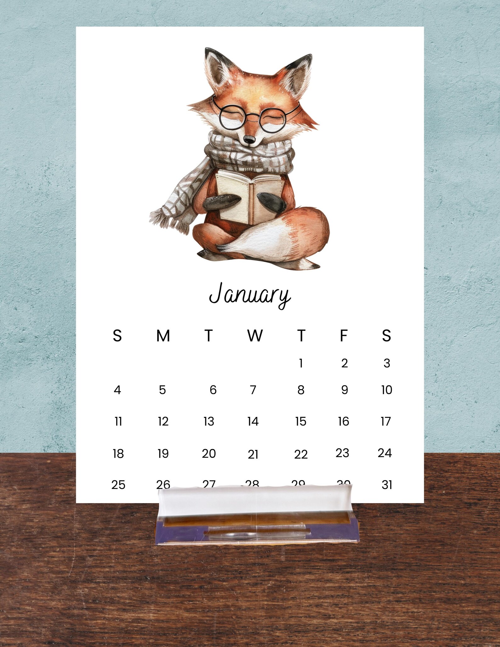 2026 Woodland Animal Calendar: Cottagecore Desk Decor - Etsy